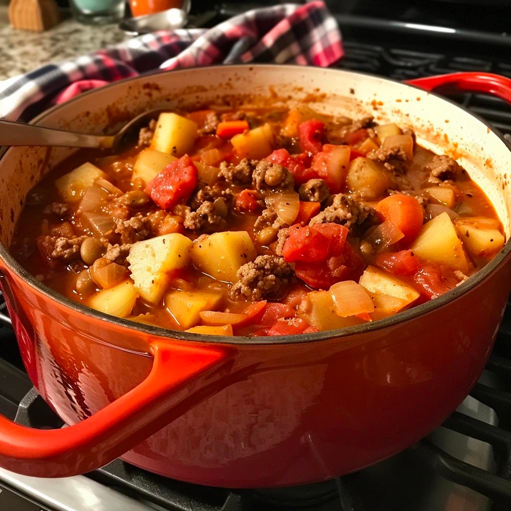 Slow Cooker Poor Man’s Stew - Easy DIY Recipes