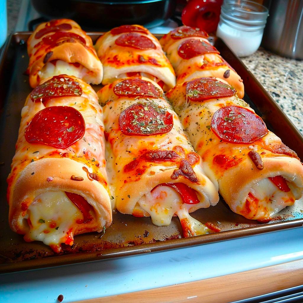 Pepperoni Pizza Bread - Easy DIY Recipes