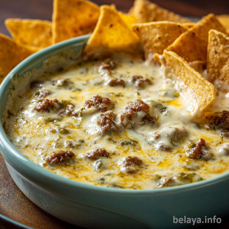 Green Chile Cheese Dip - Easy DIY Recipes
