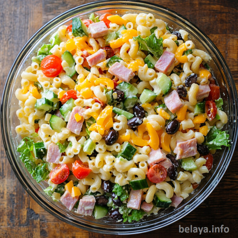Layered Pasta Salad - Easy DIY Recipes