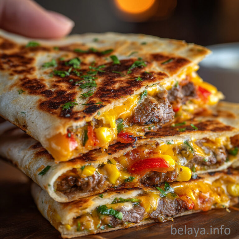 Loaded Steak Quesadillas - Easy DIY Recipes