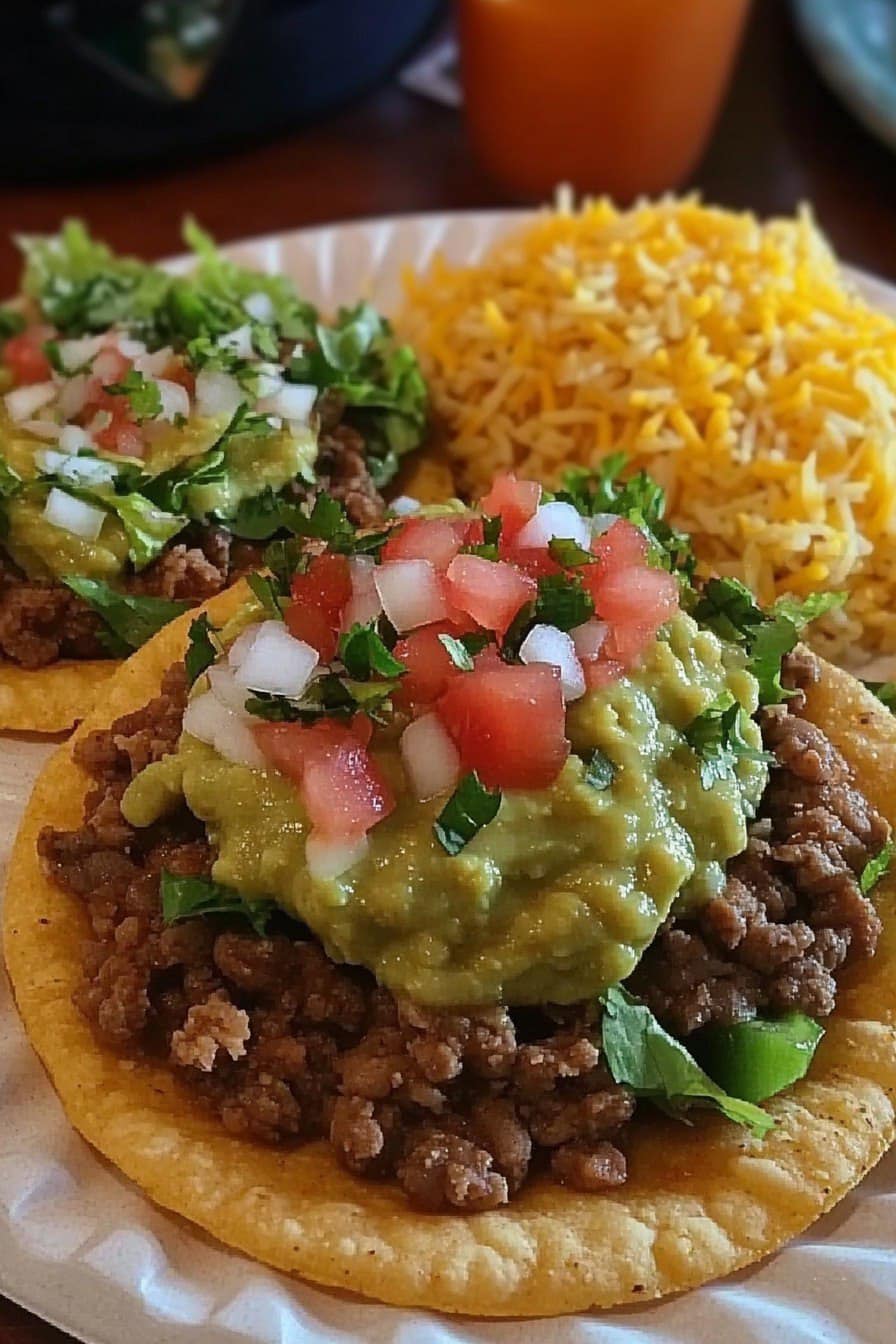 Ground Beef Tostadas - Easy DIY Recipes