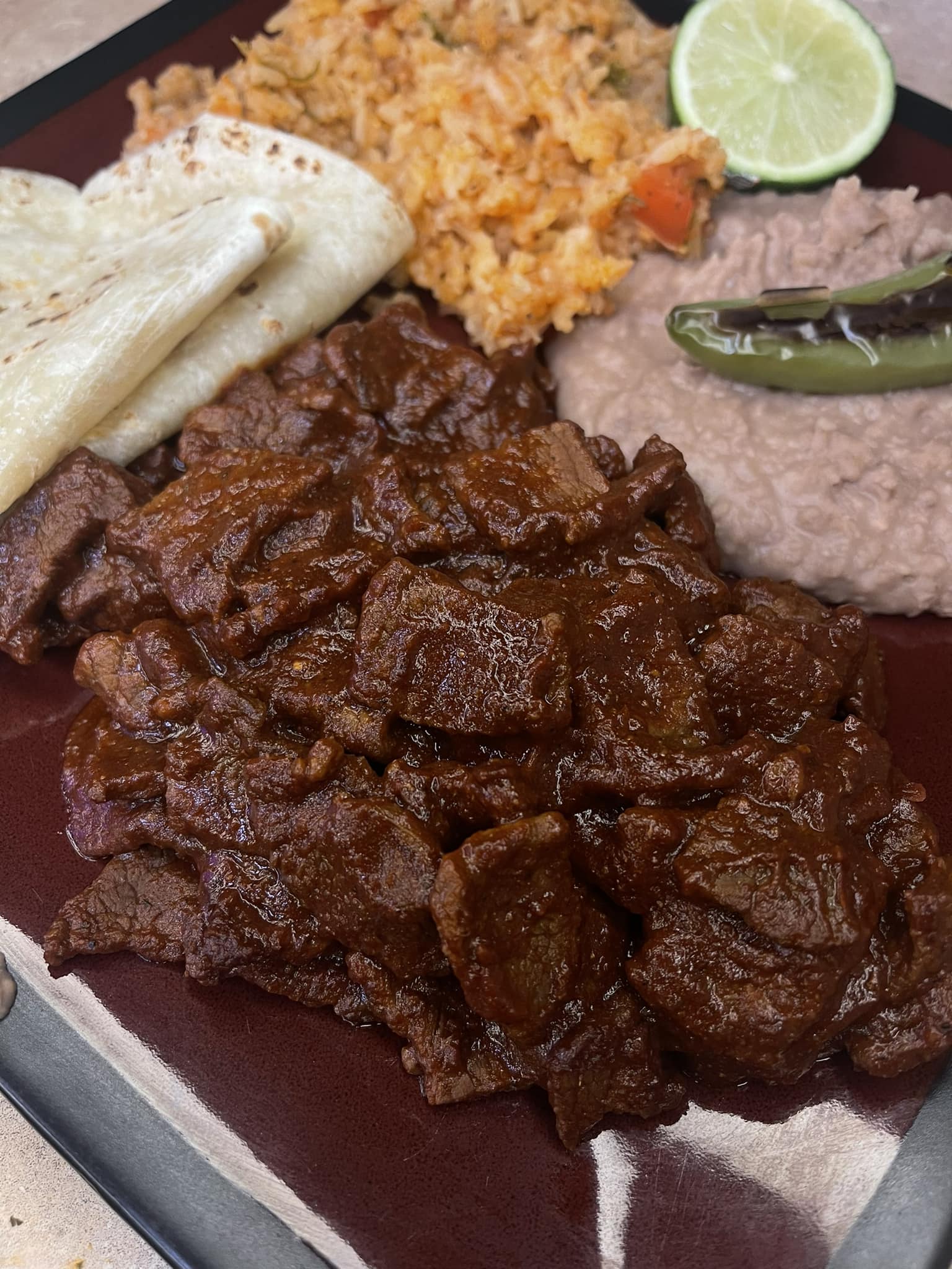 Carne Con Chile Rojo - Easy DIY Recipes