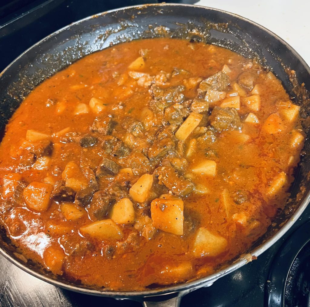 Carne Con Chile Rojo y Papa (Beef and Potato in Red Chili) - Easy DIY ...