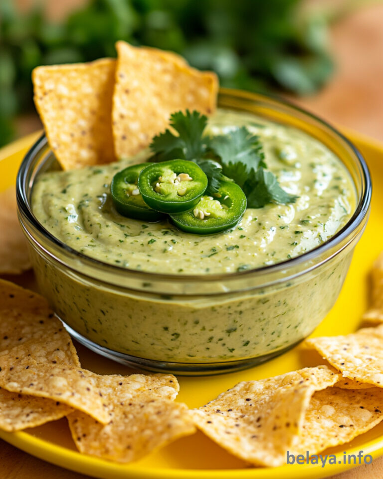 Cilantro Jalapeno Dip - Easy DIY Recipes