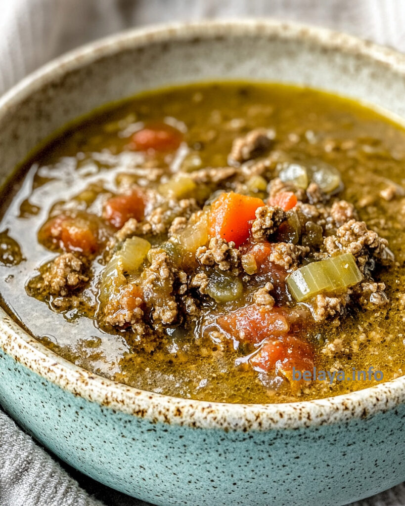 Green Chile Stew With Ground Beef - Easy DIY Recipes