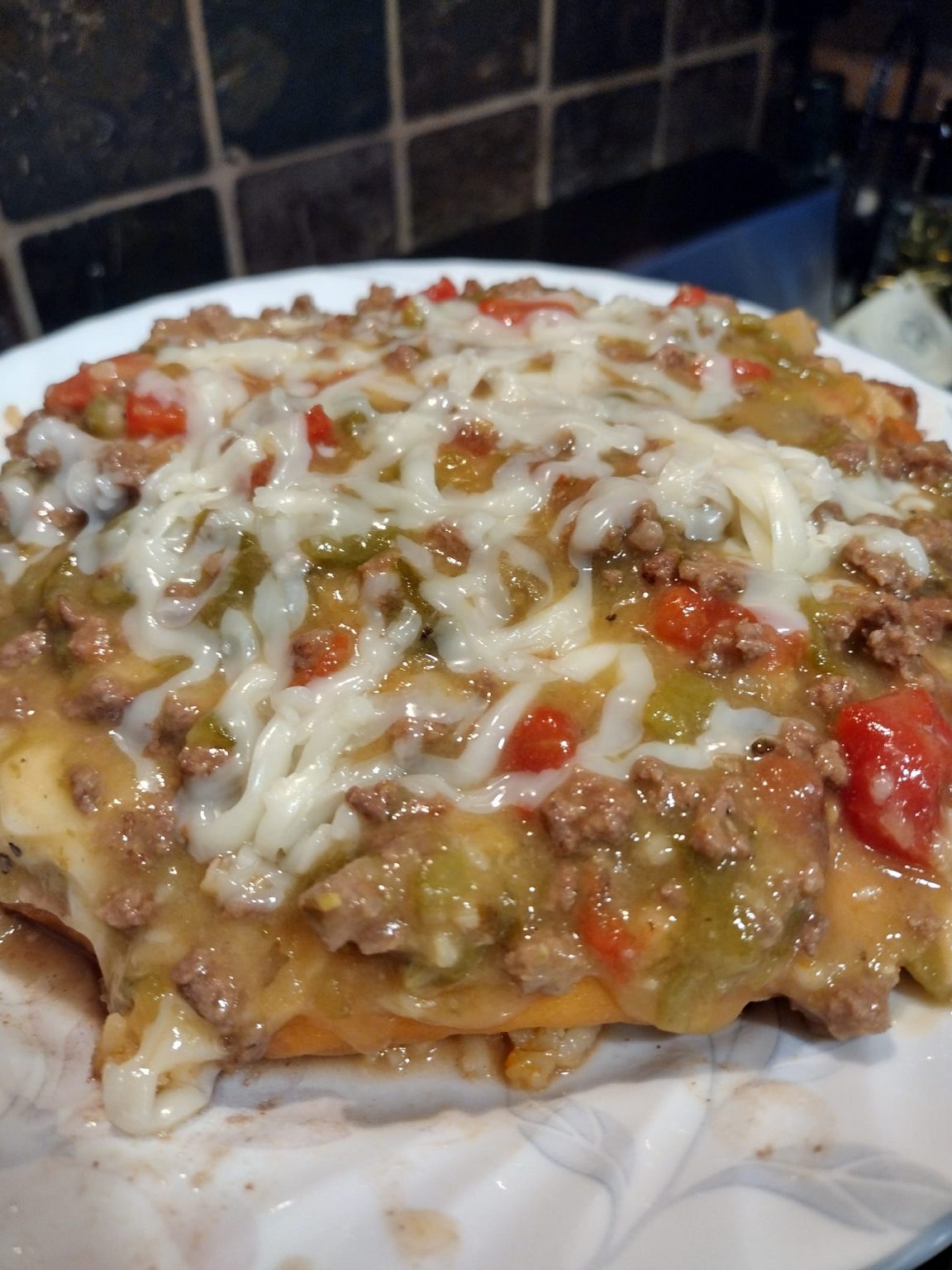 Fry Bread, Beans, Oaxaca Cheese, Ground Beef Green Chili - Easy DIY Recipes