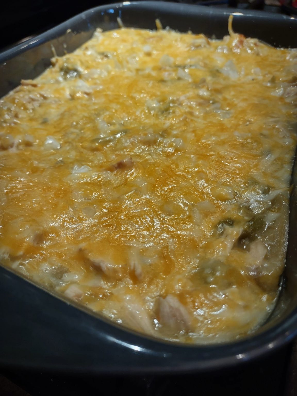 Green Chile Chicken Enchilada Casserole - Easy DIY Recipes