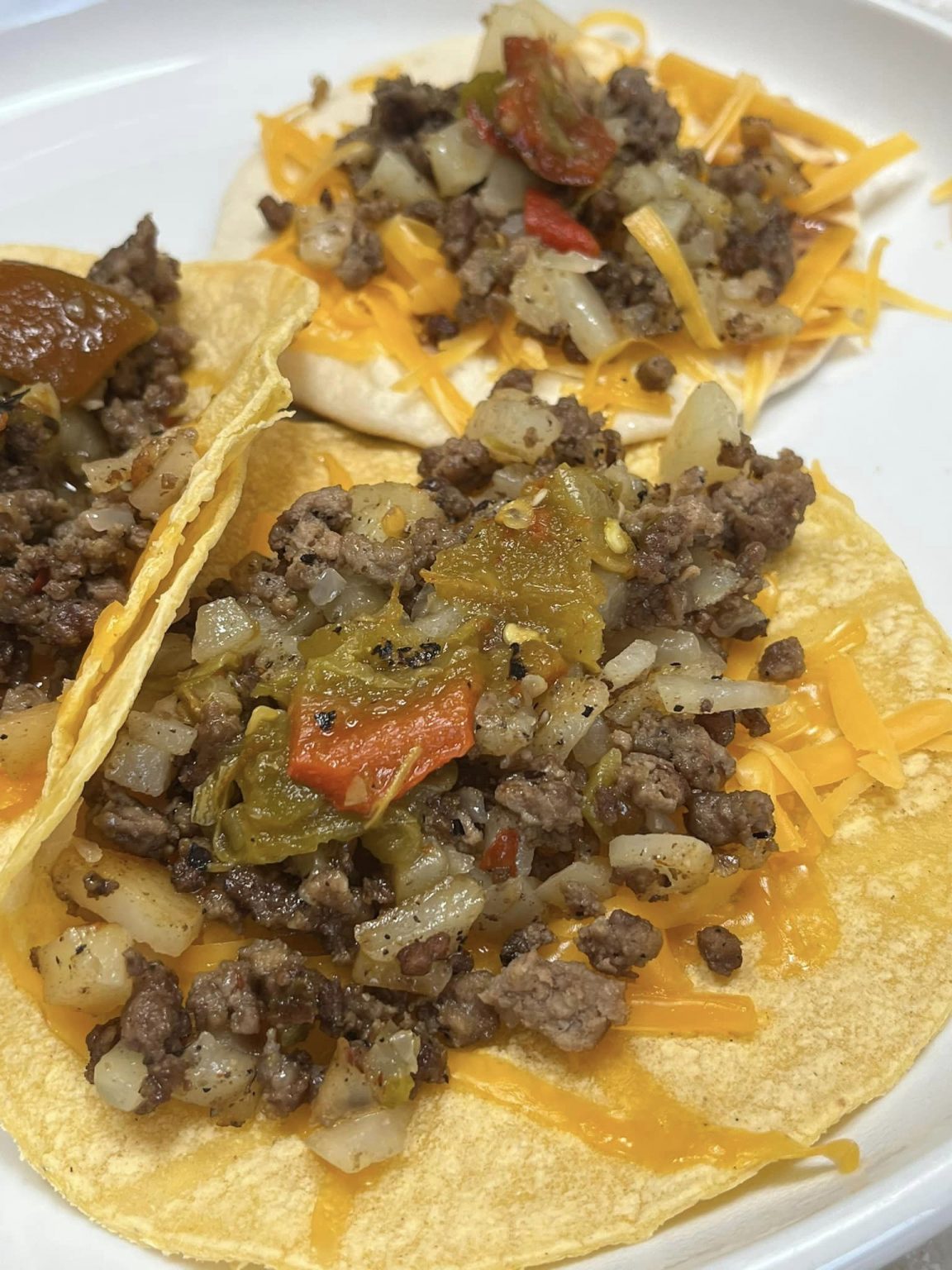 Green Chile Picadillo Tacos - Easy DIY Recipes
