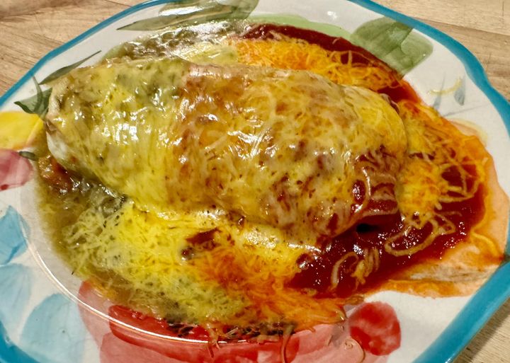 Christmas Smothered Beef Burrito - Easy DIY Recipes