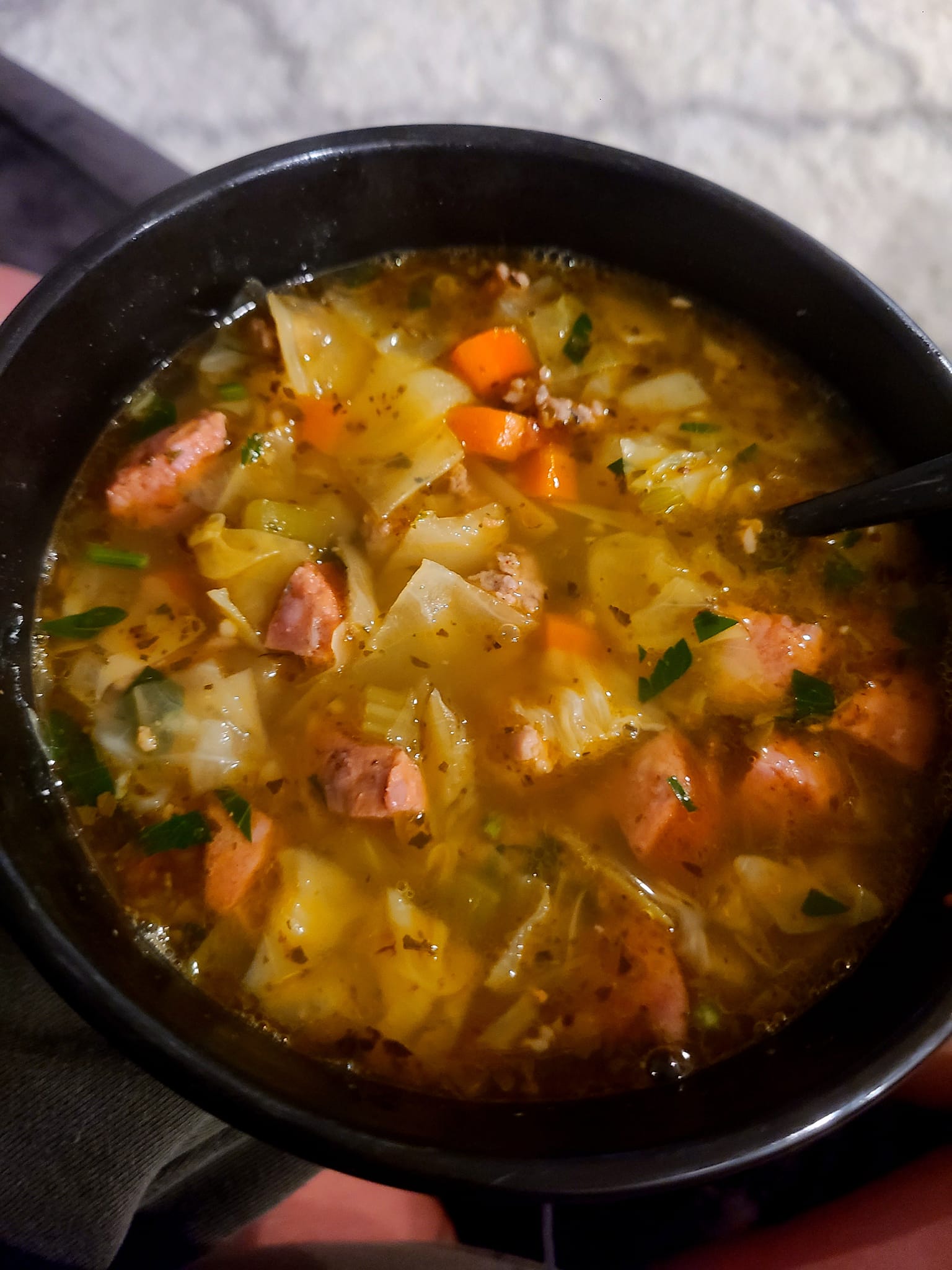 Kielbasa And Cabbage Soup - Easy DIY Recipes