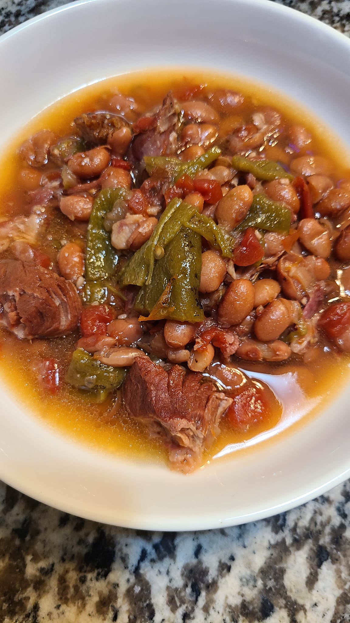 Busy Day Green Chile Stew With Beans - Easy DIY Recipes