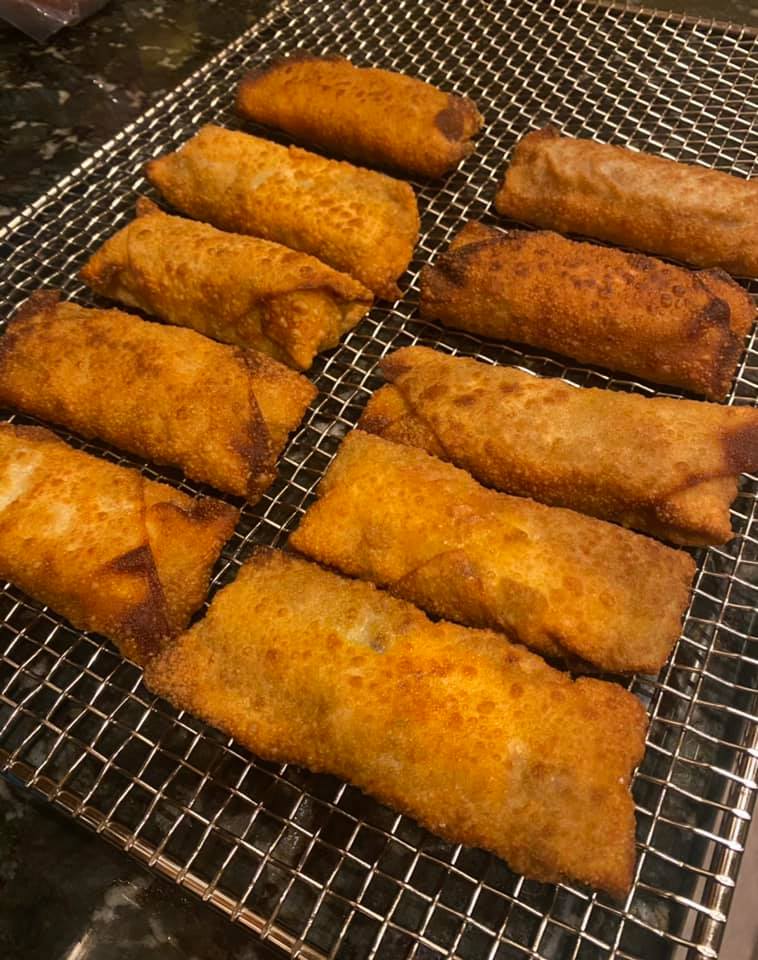 Green Chili Ground Beef Egg Rolls - Easy DIY Recipes