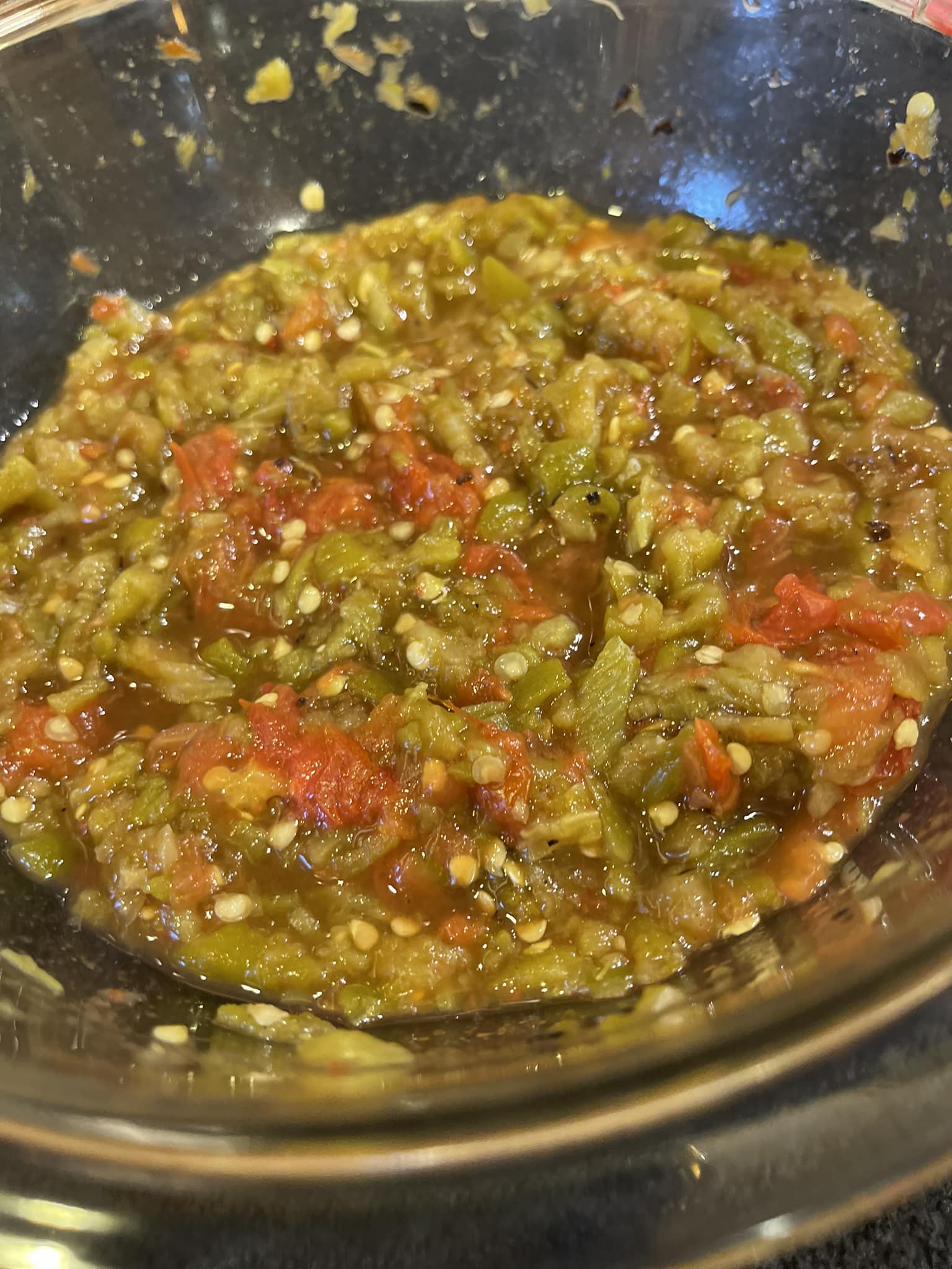 Salsa using A Mix of Hatch And Pueblo Chiles with Homemade Chips - Easy ...