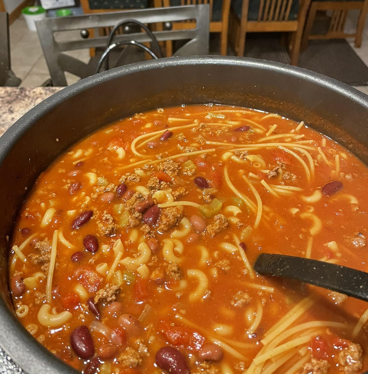 Chili with Noodles - Easy DIY Recipes