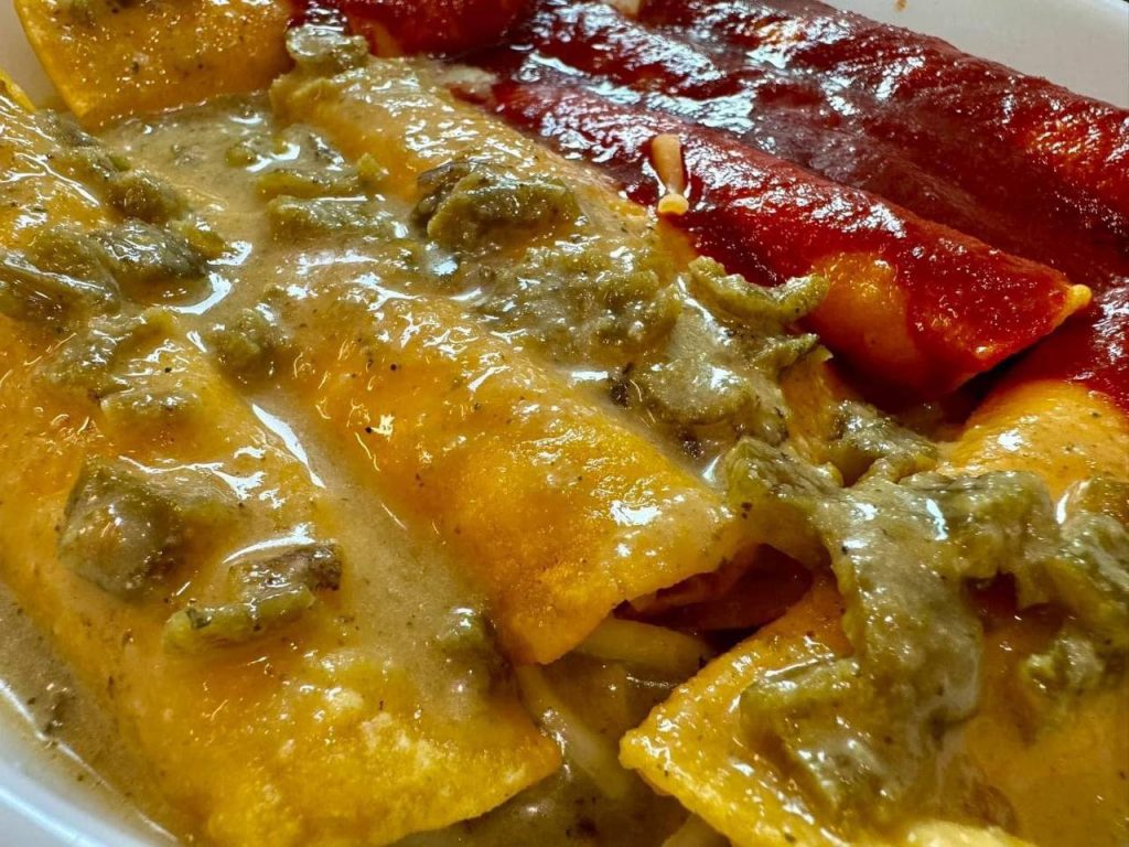 Christmas Enchiladas (Cheese and Onion) - Easy DIY Recipes