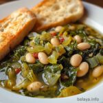 Neapolitan Escarole with White Beans - Easy DIY Recipes