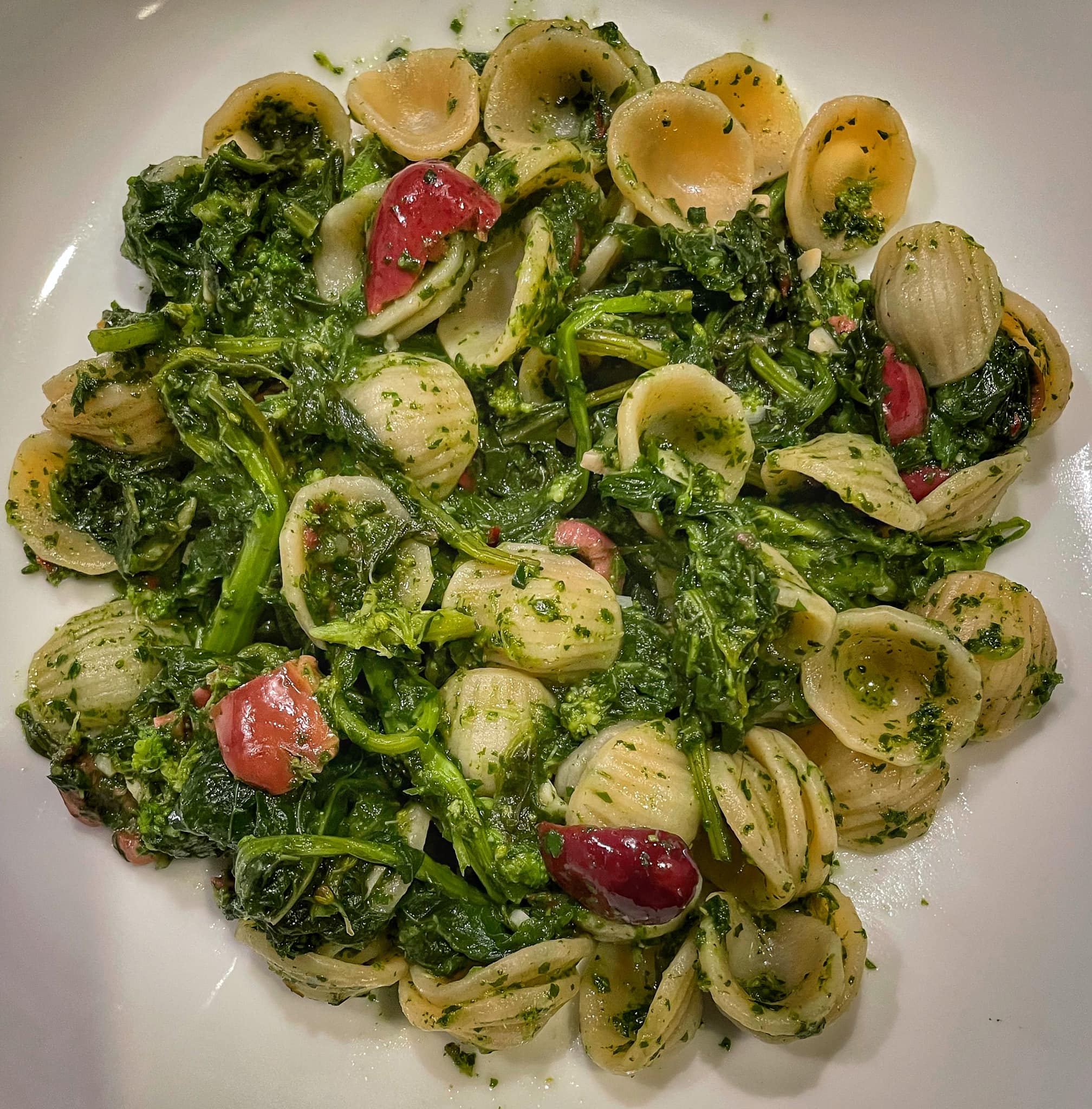 Orecchiette with Broccoli Rabe Pesto - Easy DIY Recipes