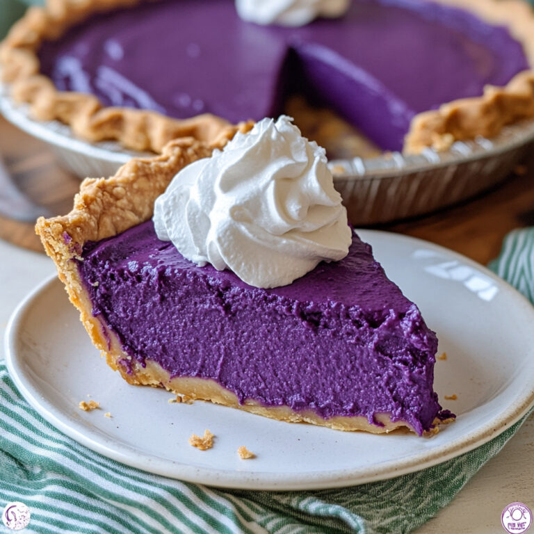 Purple Sweet Potato Pie - Easy DIY Recipes