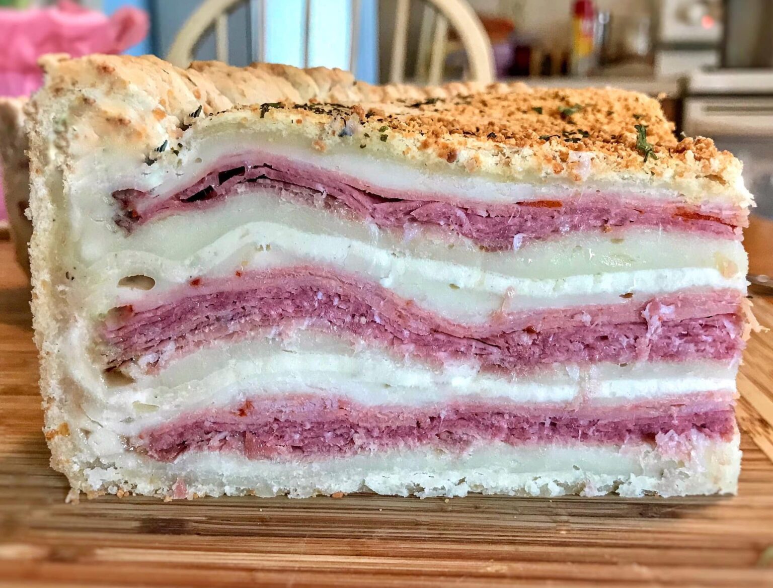 Easter Ham Pie - Pizza Rustica - Easy DIY Recipes