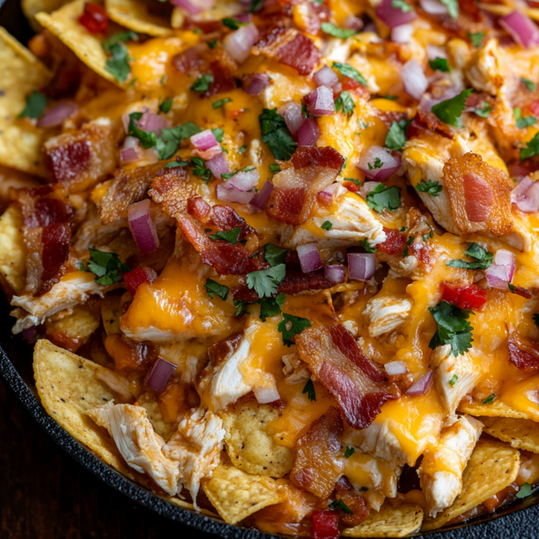 Loaded BBQ Chicken Nachos - Easy DIY Recipes