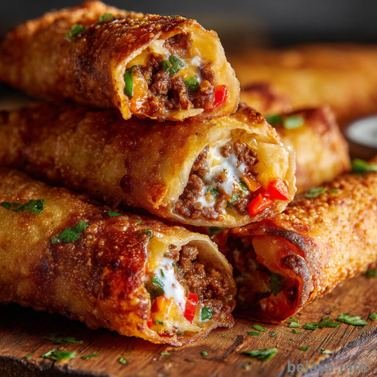 Crispy Nacho Egg Rolls - Easy DIY Recipes