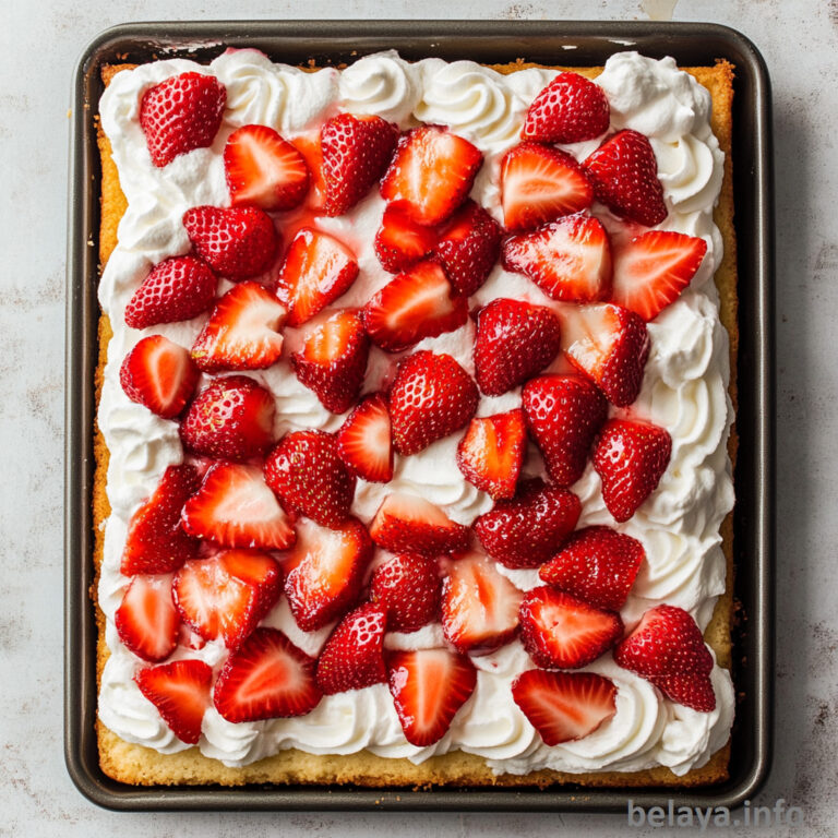 Slab Strawberry Shortcake - Easy DIY Recipes