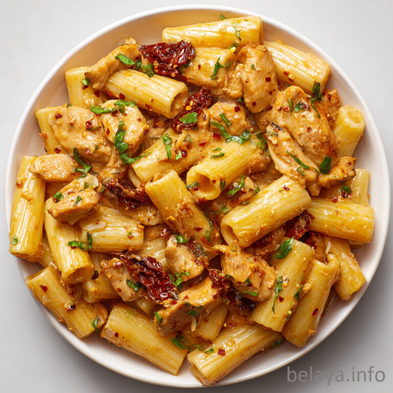Creamy Mozzarella Chicken Pasta with Sun-Dried Tomatoe Basil Sauce ...
