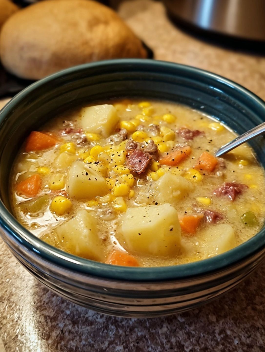 Slow Cooker Amish Snow Day Soup (Corn Chowder) - Easy DIY Recipes
