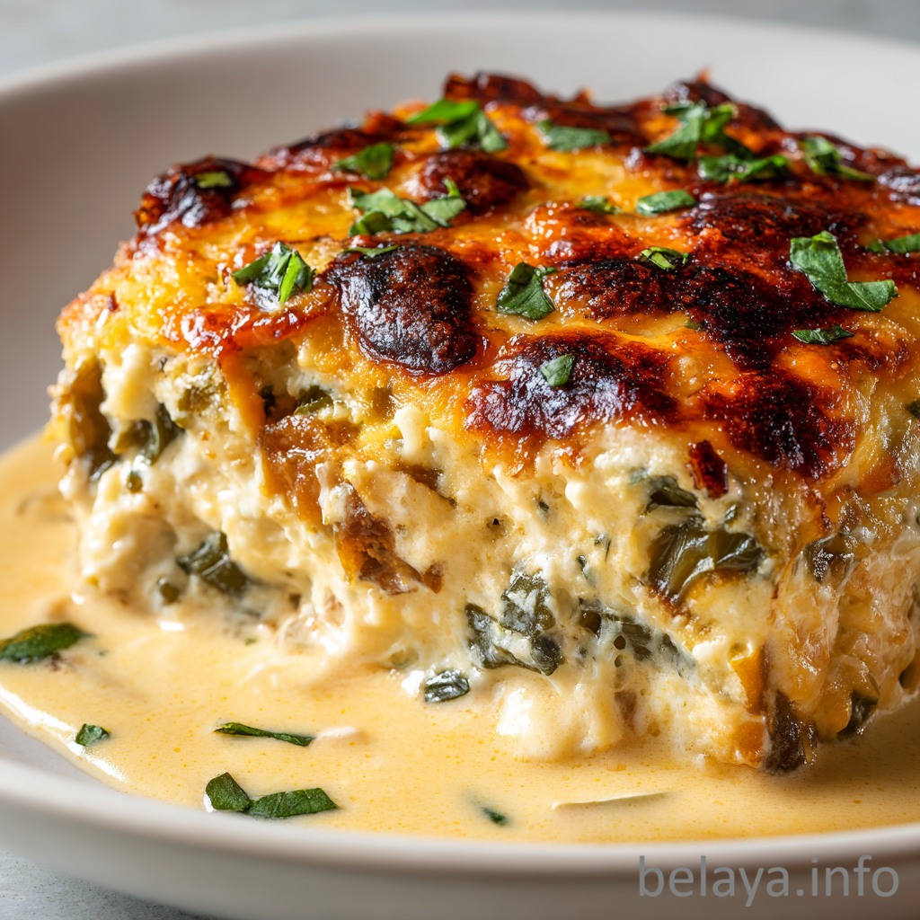Creamy Chile Relleno Casserole - Easy DIY Recipes