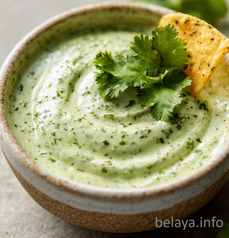 Cilantro Jalapeño Dip Recipe - Easy DIY Recipes