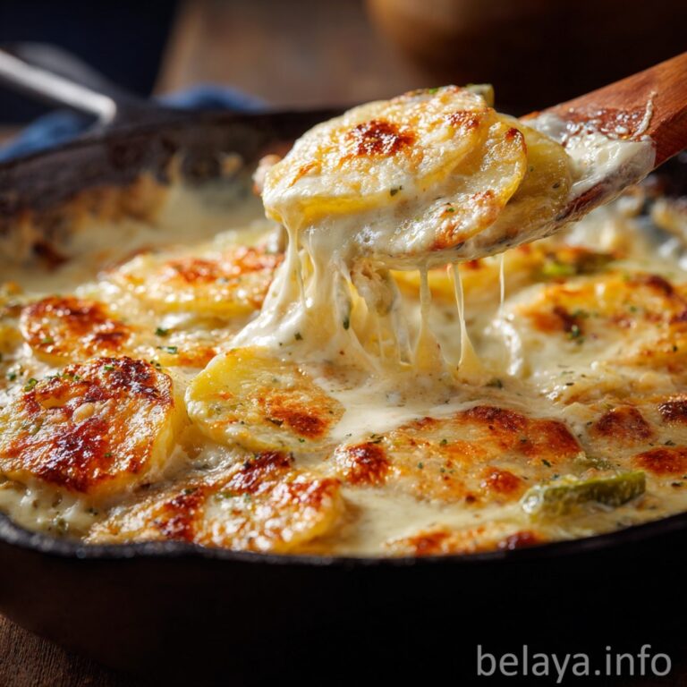 Green Chile Cheese Scalloped Potatoes Recipe - Easy DIY Recipes